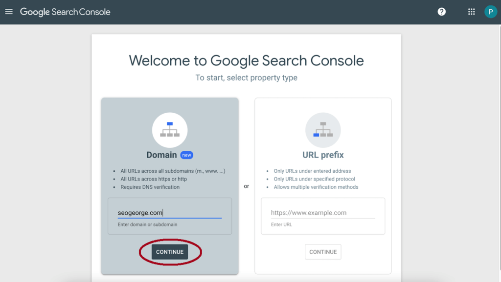 How to Add a Website to Google Search Console | Step-by-step guide | SEO George